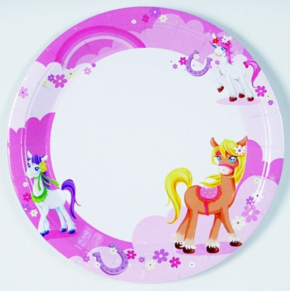 Pretty Ponies Paper Plates | Party Arts